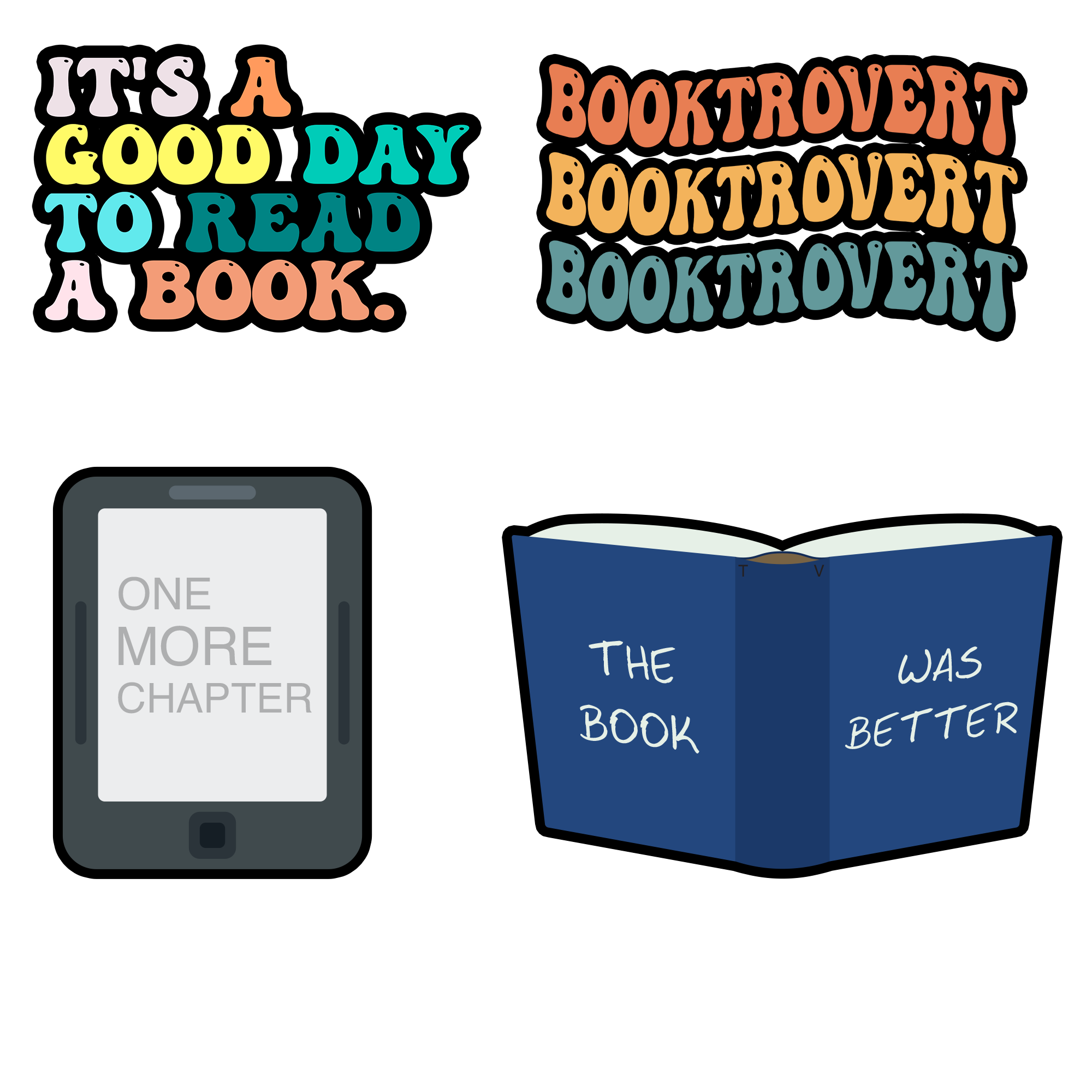 Booktrovert Charms Set – JUGGY