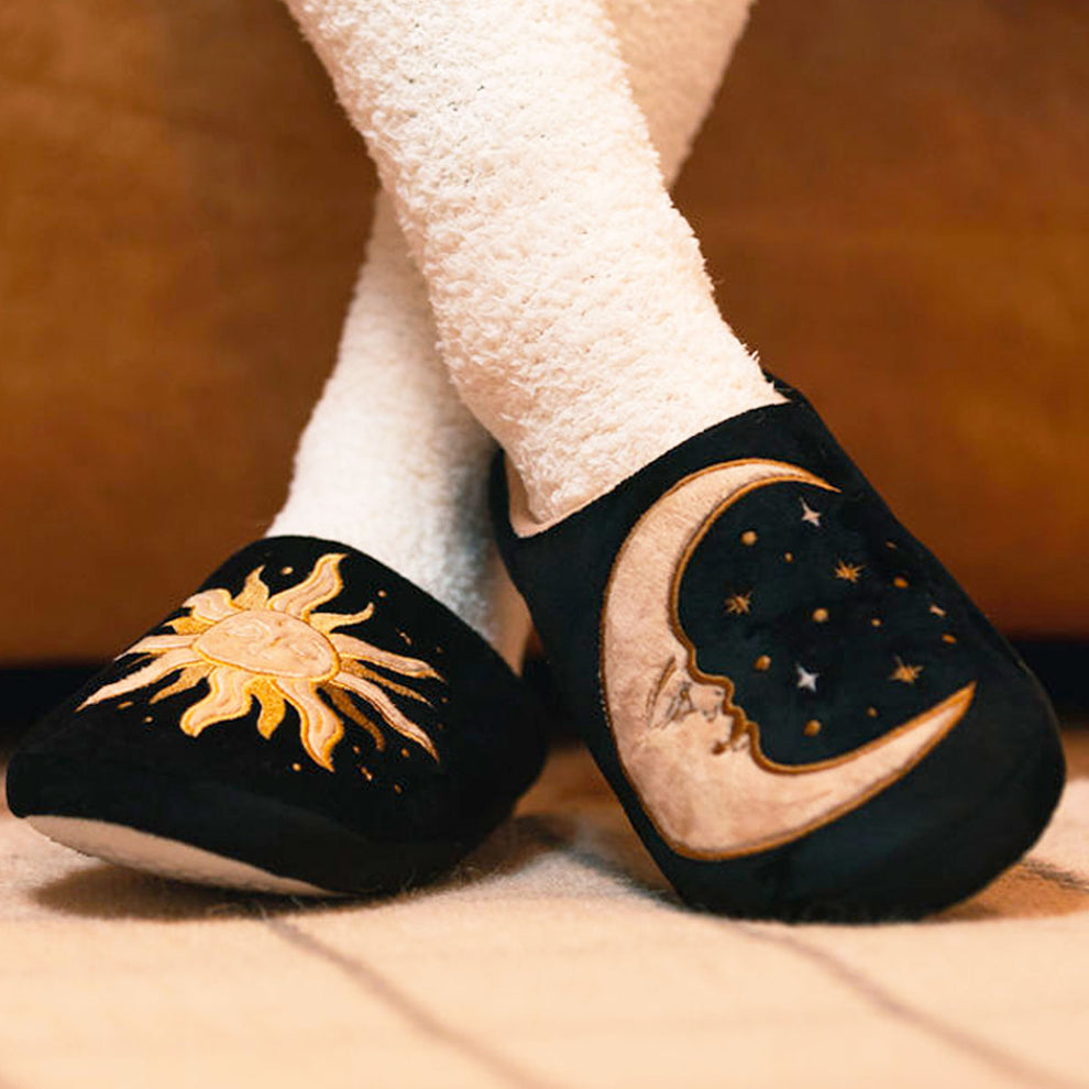 Moon & Sun Witchy Slippers – JUGGY